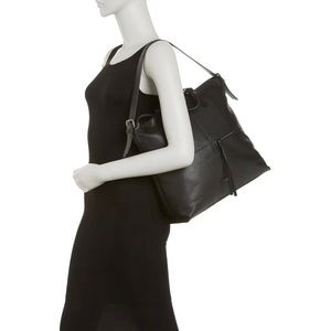 T Tahari | Bags | Nwt T Tahari Pebbled Leather Convertible Zip Tote Bag ...